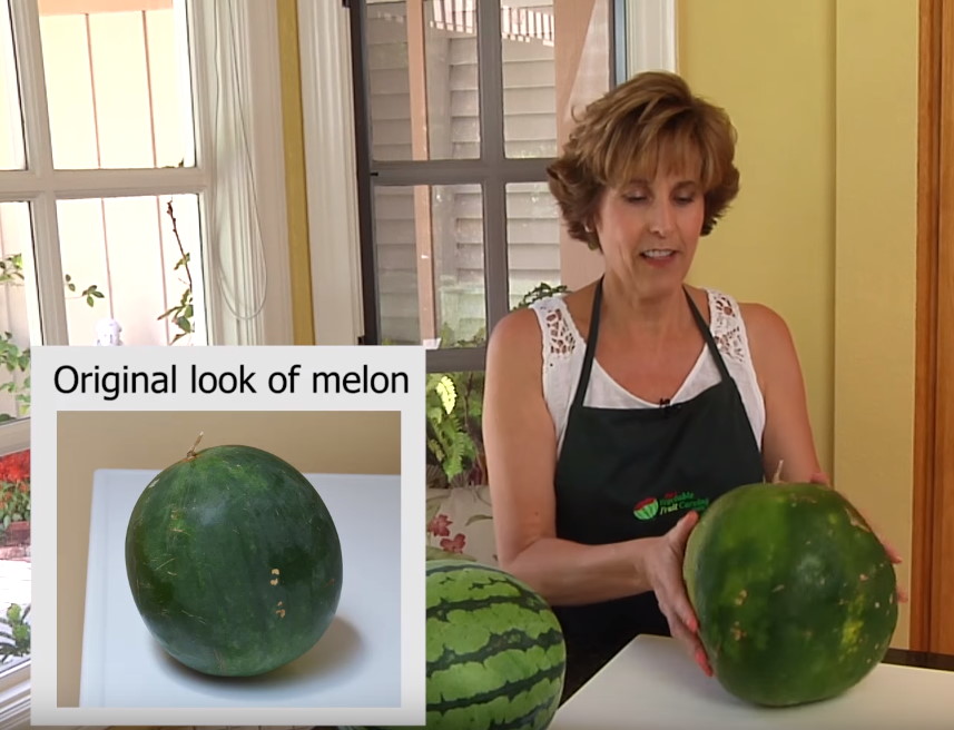 Woman Cuts Open Watermelon After One Year On Her Counter