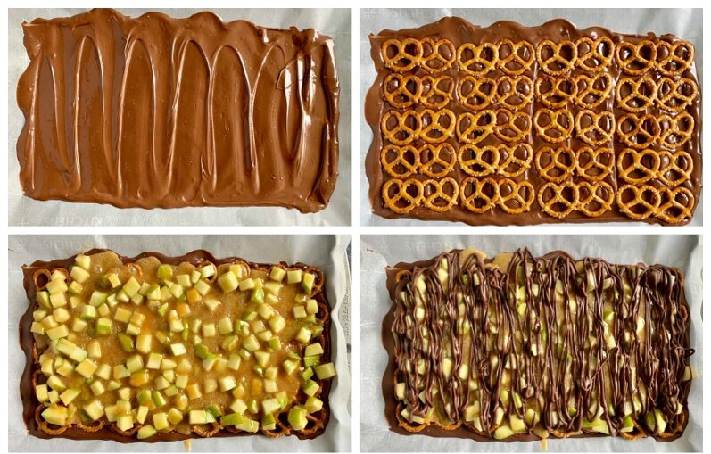 This easy caramel apple bark is the perfect dessert for the whole family