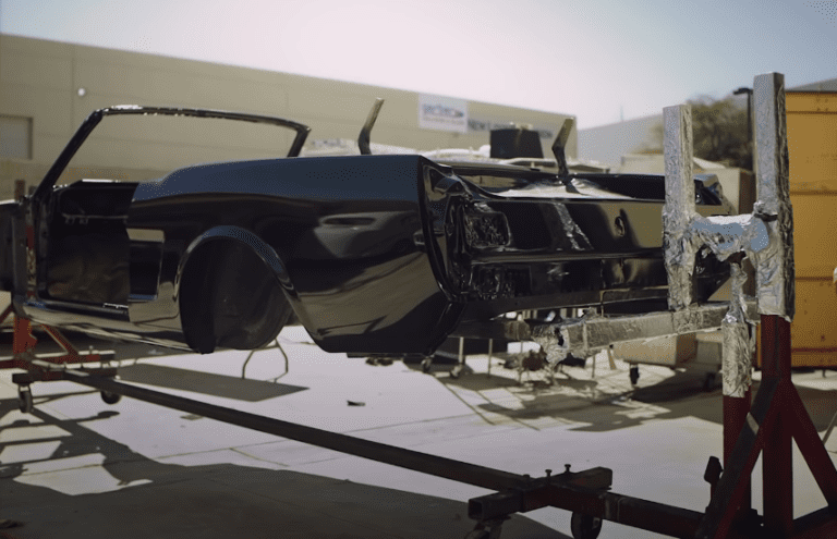 Jason Mamoa restores his wife’s first car – a 1965 Mustang from when ...