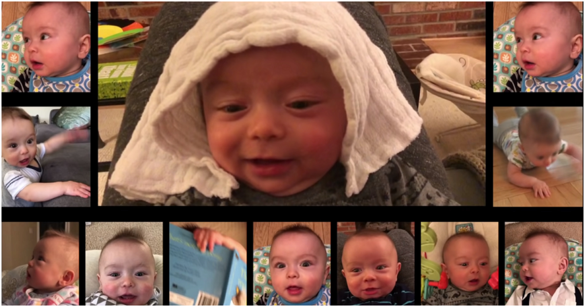 Dad edits full year of baby’s laughter into cover of AC/DC’s ...
