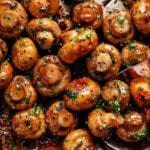 Quick-cooking garlic mushrooms make a perfect side to every meal