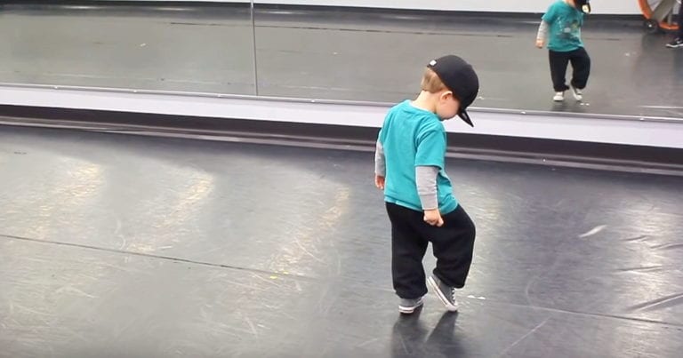 2-year-old steals hearts with his take on hip-hop