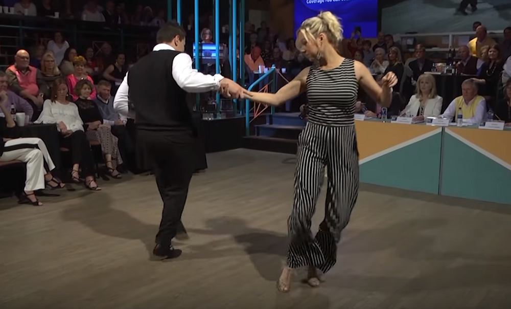 Couple’s footwork so intricate judges crown them National Champions