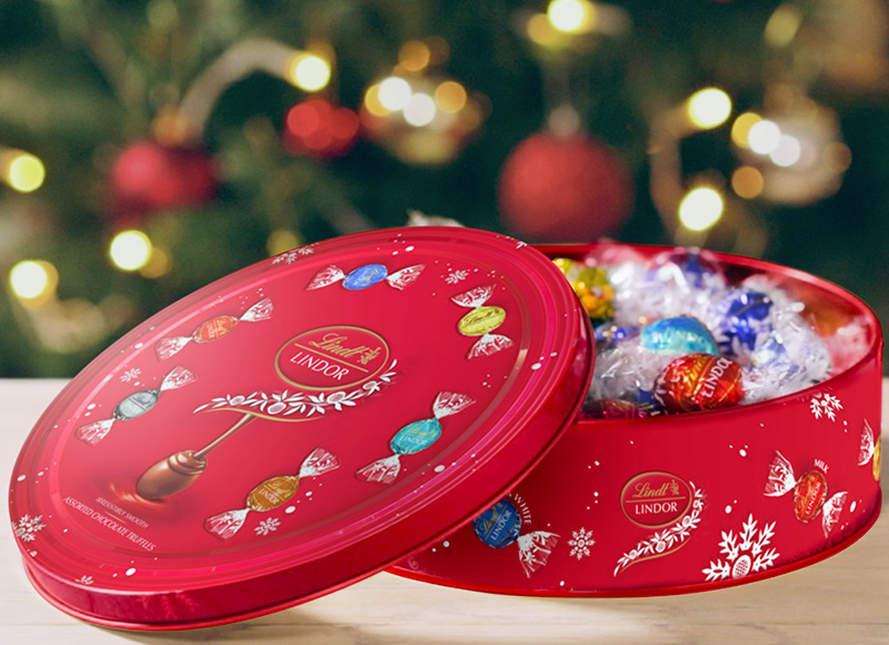 Lindt just released a giant sharing tin of their chocolate truffles