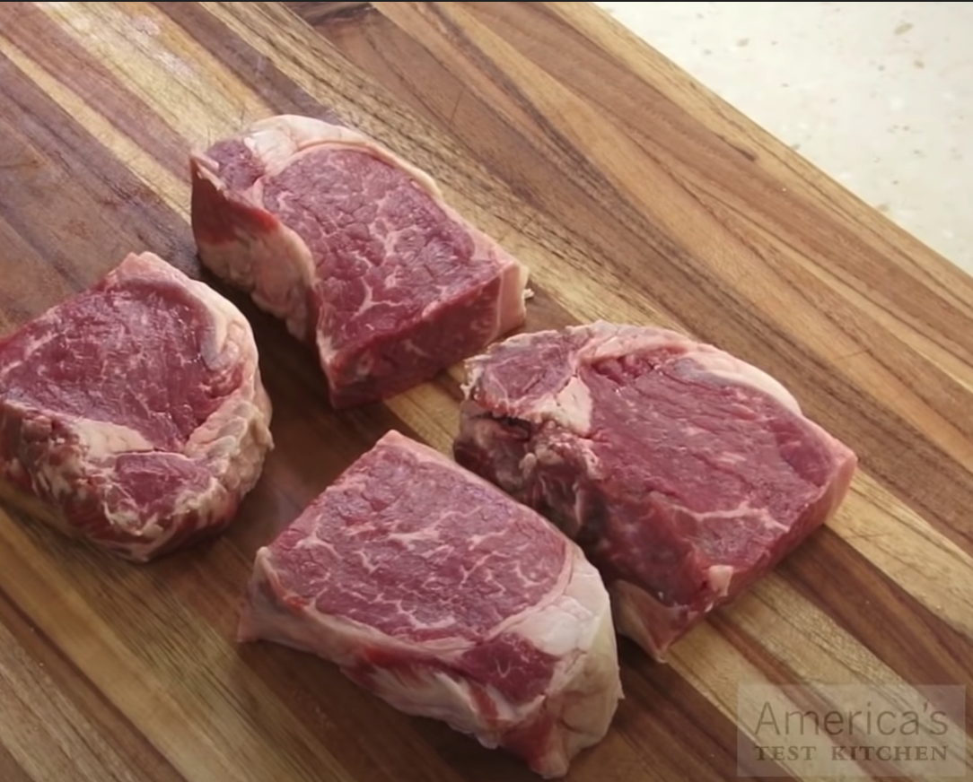 Professional Chef Demonstrates Cooking Frozen Steaks