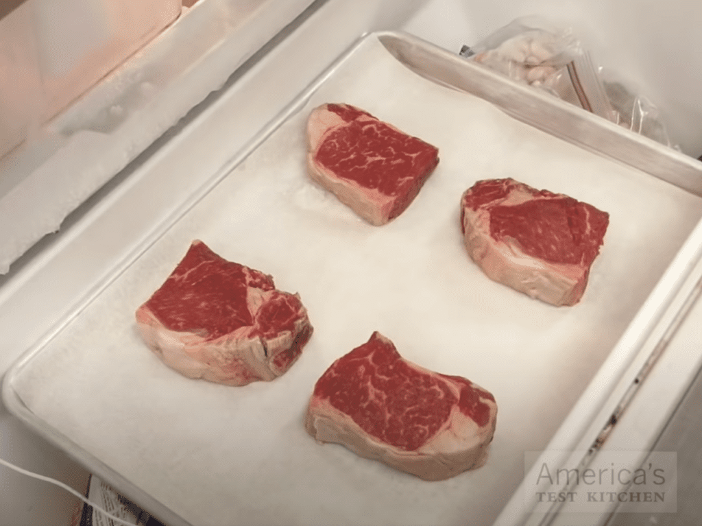 Professional Chef Demonstrates Cooking Frozen Steaks