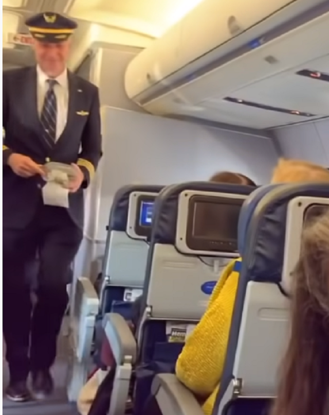 Pilot makes elderly woman cry when he calls her out and leaves cockpit ...