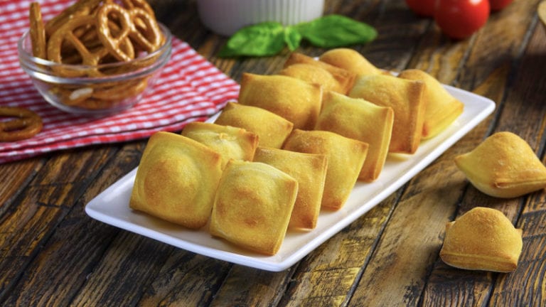 Press pizza dough into an ice cube tray for a recipe everyone will love