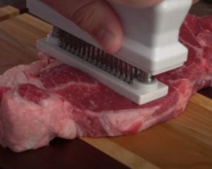 Chef Shows Best Way To Tenderize Steaks