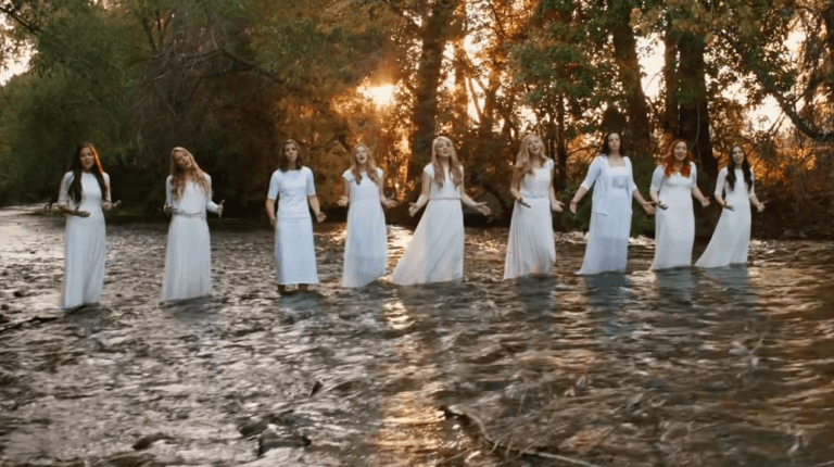 9 Women gather. Lift voices to sing ‘Amazing Grace’ viewed by 58 million