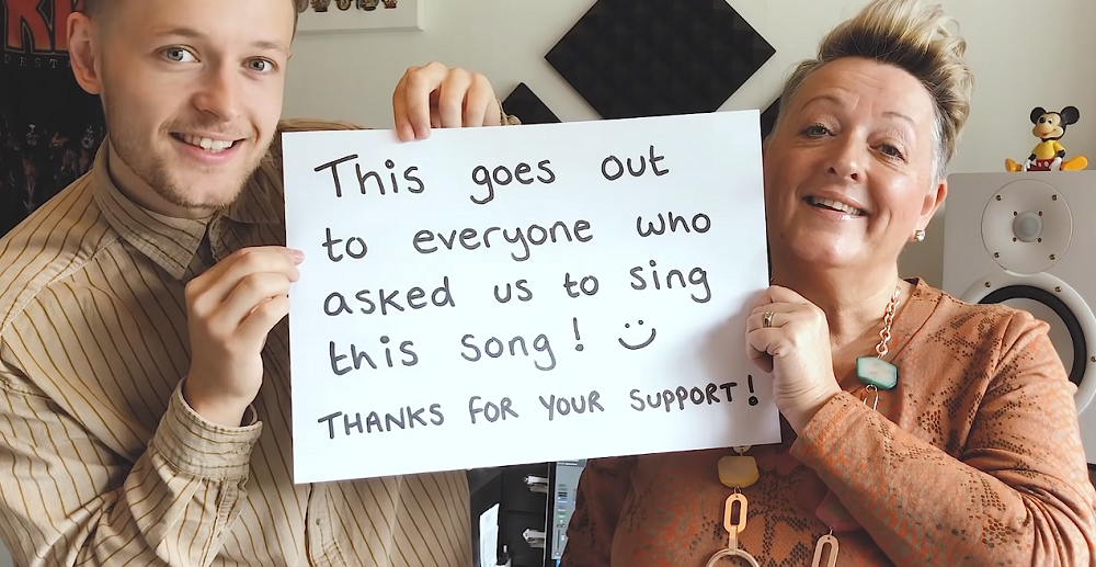 Talented mother and son duo sing chilling cover of “Hallelujah” and it ...