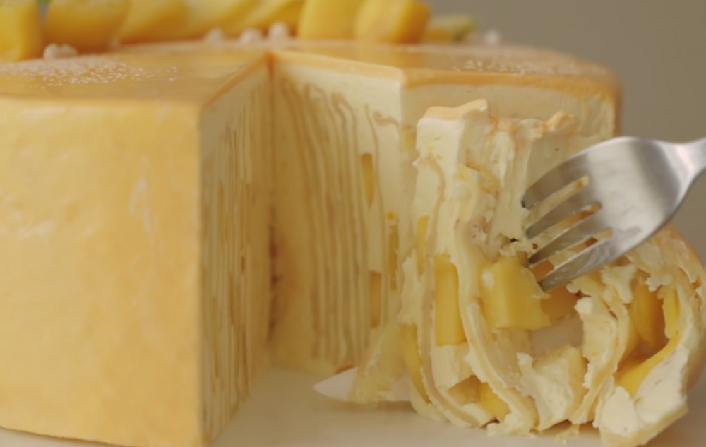 This mango crepe cake recipe will take your baking skills to new heights