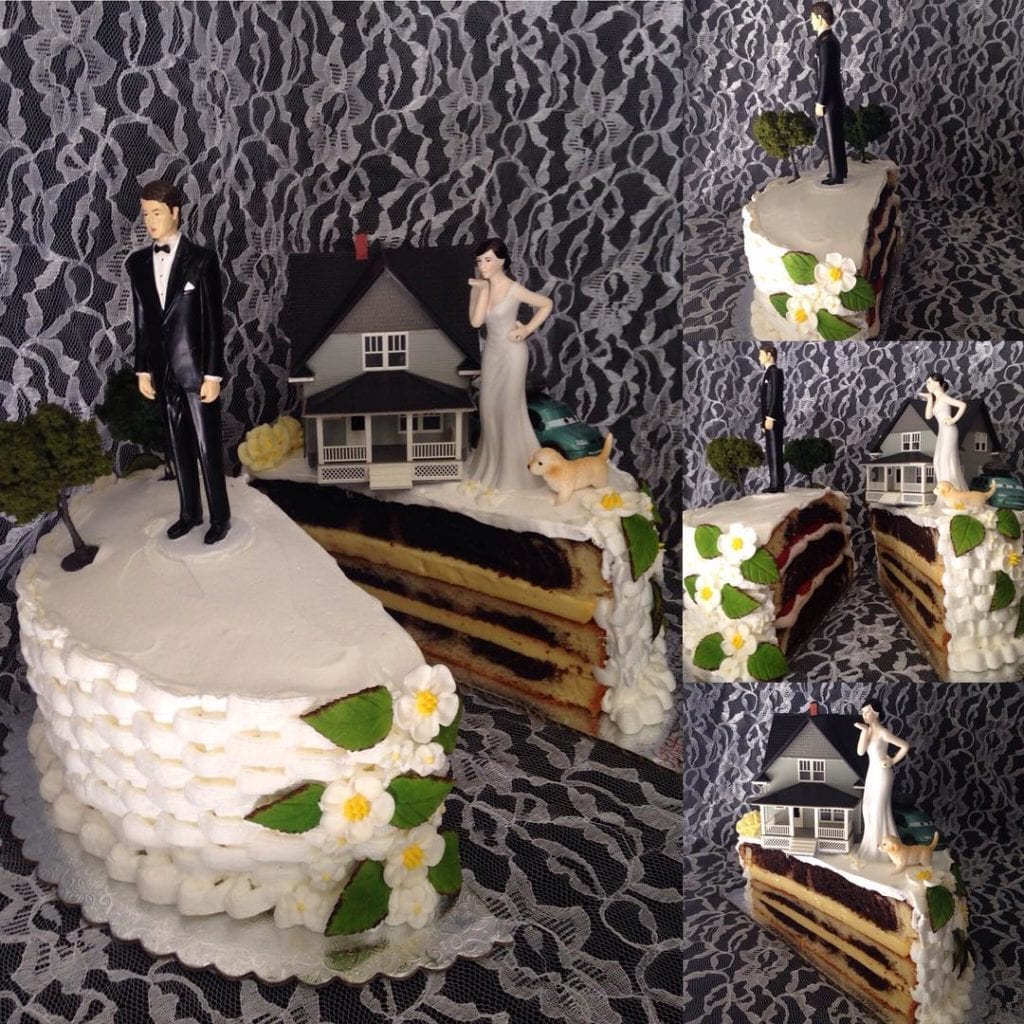 12 Divorce cakes that left people with plenty to talk about