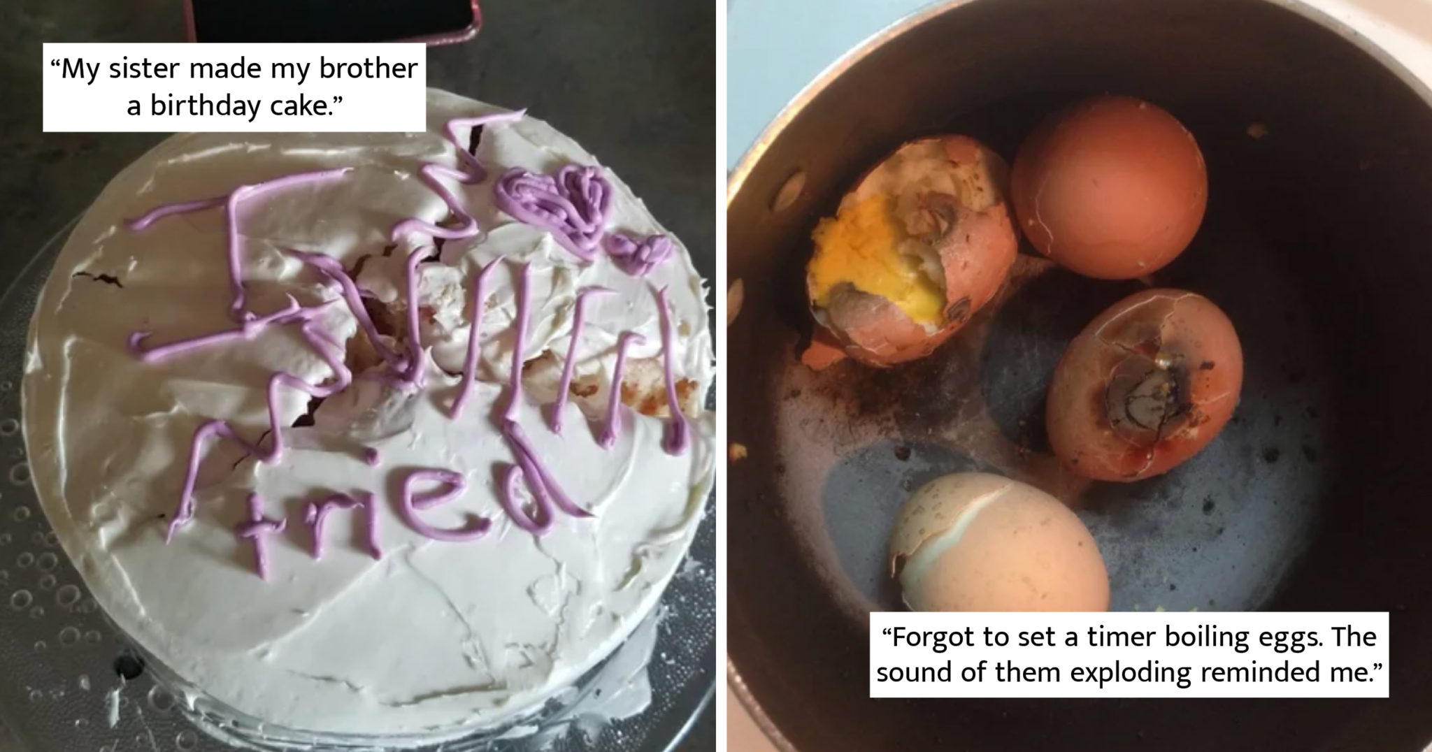 Cooking mistakes so bad someone had to take a picture of it