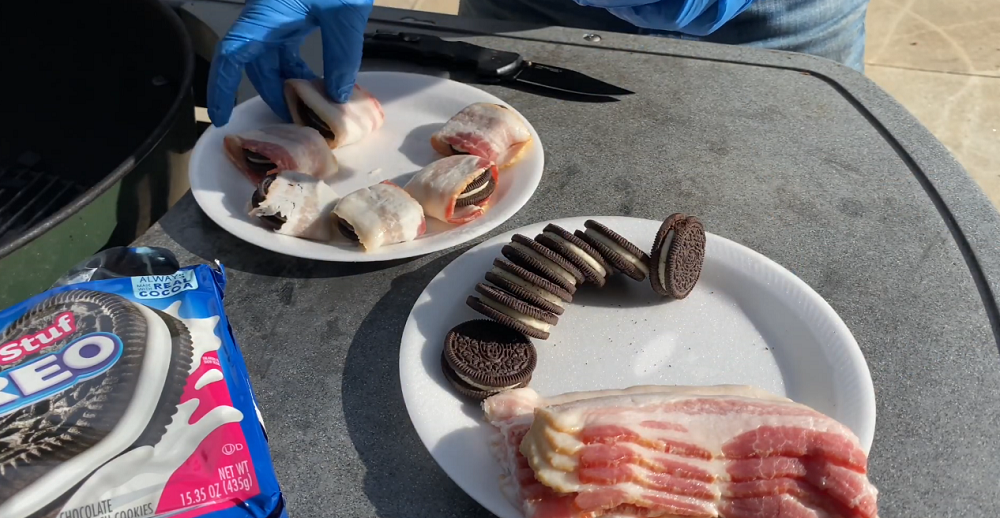 Bacon-wrapped Oreos are exactly what your taste buds need