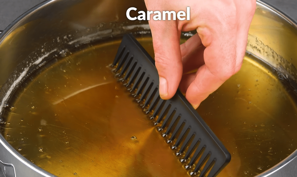Dip a comb in caramel for a fancy trick that’ll seriously impress ...