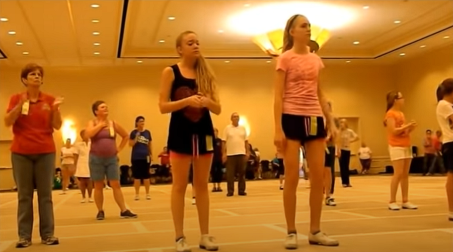 Girl in black steals the show in “hillbilly dirty dance”