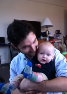 Baby has sweetest reaction when daddy comes home from work