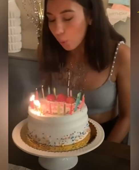 Unique cake cutting hack goes viral