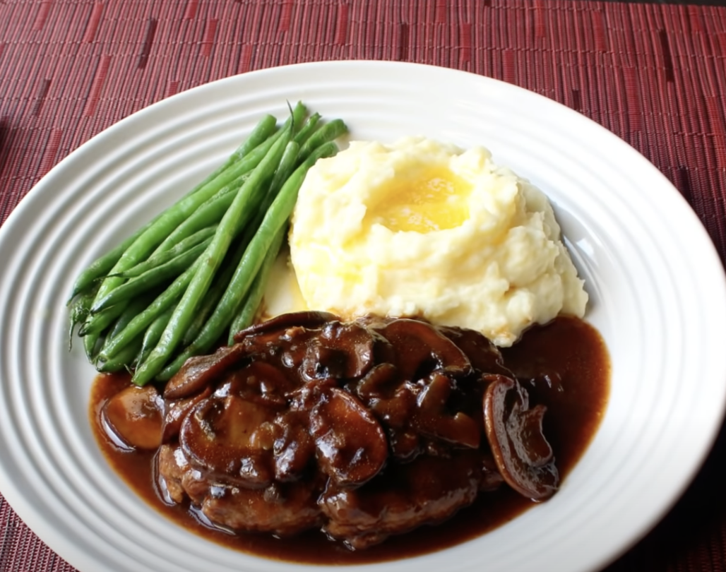 Enjoy A Retro Comfort Meal With This Yummy Salisbury Steak Recipe