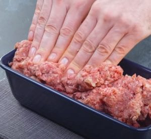 Create Hole In Center Of Groundbeef For Twist On Classic Meatloaf