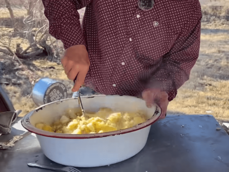 Cowboy cook shares his country mashed taters recipe