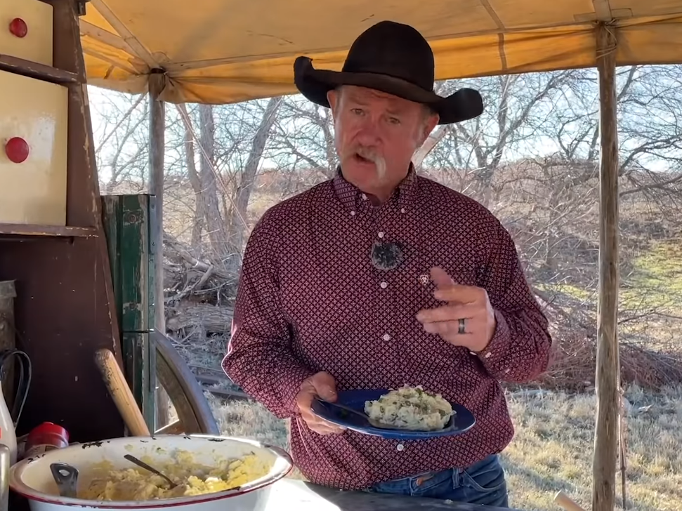 Cowboy cook shares his country mashed taters recipe