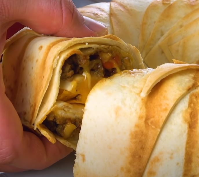 This crunchy taco ring dish will have your family running to the table