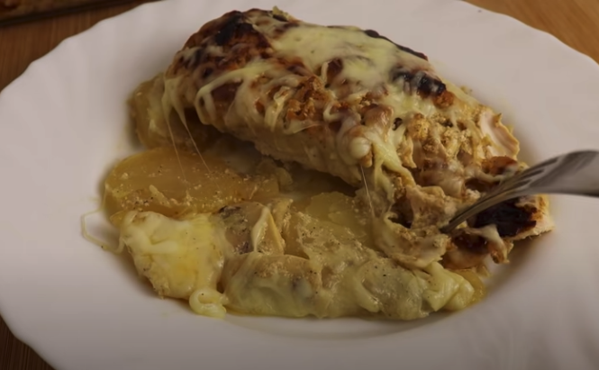 Cut diamond shapes into chicken breast for a quick and tasty recipe ...