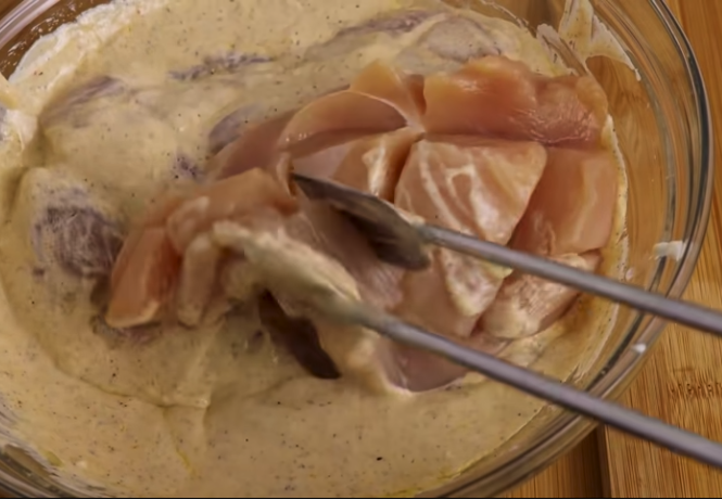 Cut diamond shapes into chicken breast for a quick and tasty recipe ...