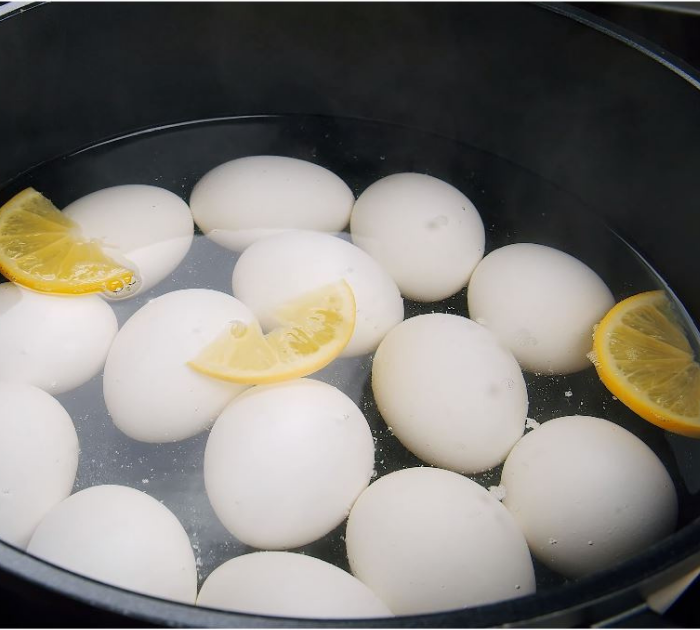 Grate a hard-boiled egg for this fun and yum spin on breakfast