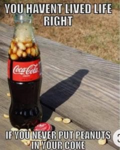 Adding peanuts to Coca-cola is apparently the hottest new Southern food ...
