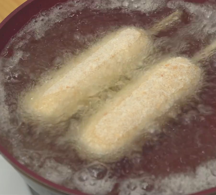 Make drool-worthy mozzarella stuffed corndogs in just a few simple steps