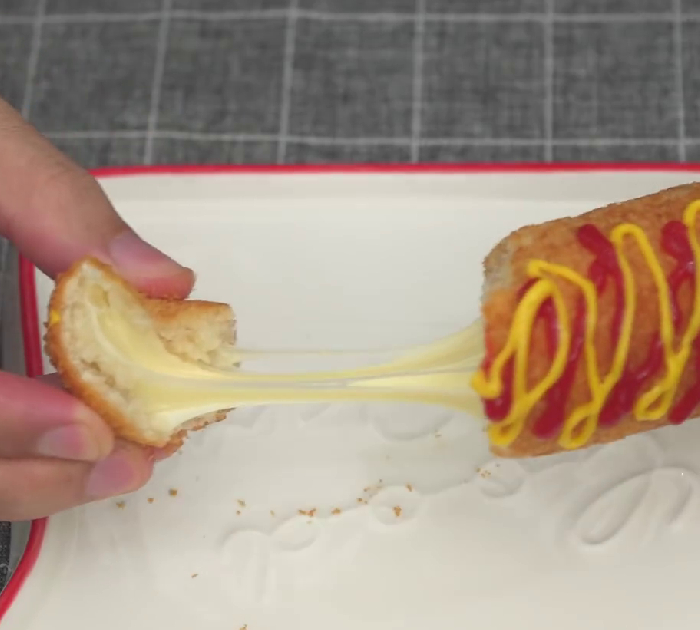Make drool-worthy mozzarella stuffed corndogs in just a few simple steps