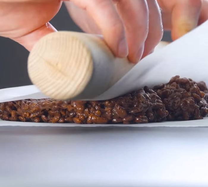 Pour this sweet, nutty mixture into a paper towel roll for a yummy take ...