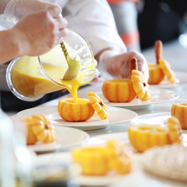 Chef hollows out potatoes then stuffs them for the crispiest and ...