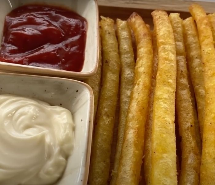 This recipe for perfect crispy shoestring fries only calls for two ...