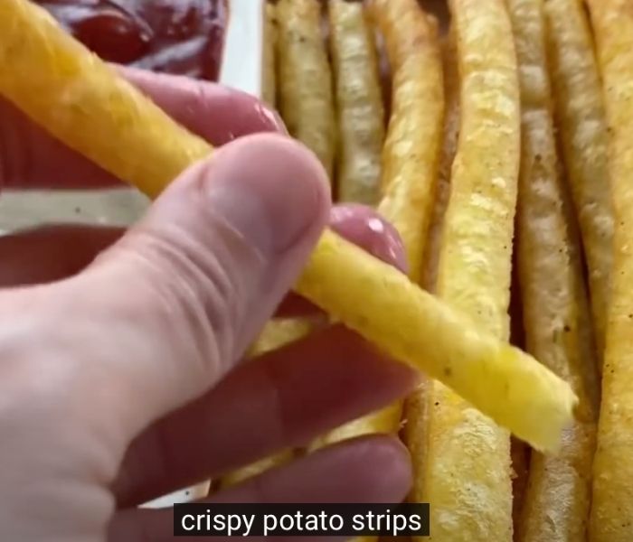 This recipe for perfect crispy shoestring fries only calls for two ...