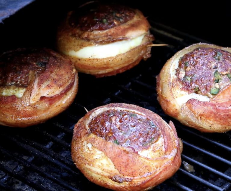 Mouthwatering recipe for bacon-wrapped stuffed onion bombs