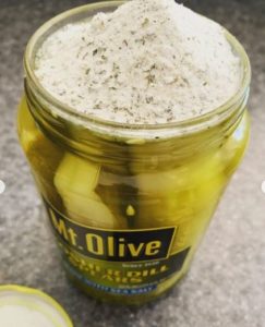 People are putting ranch packets into jars of pickles for a delicious ...