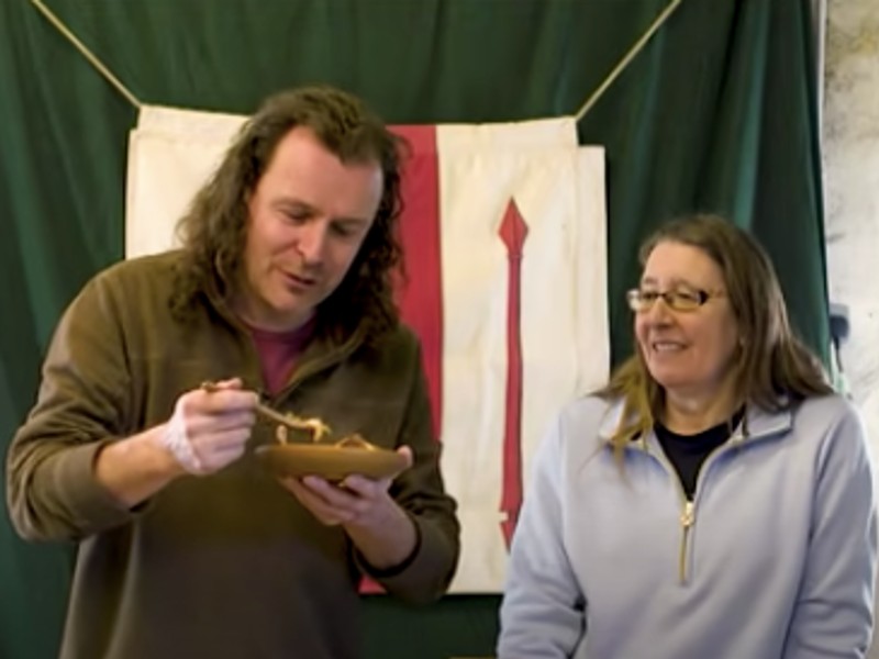 Man shows how to cook commonplace meal medieval peasants ate and the ...