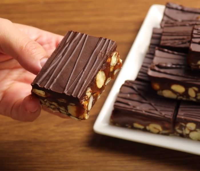 Mixed nut-loaded caramel fudge recipe is the perfect way to welcome ...