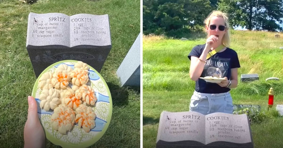 Woman tries out recipes she finds on cemetery headstones