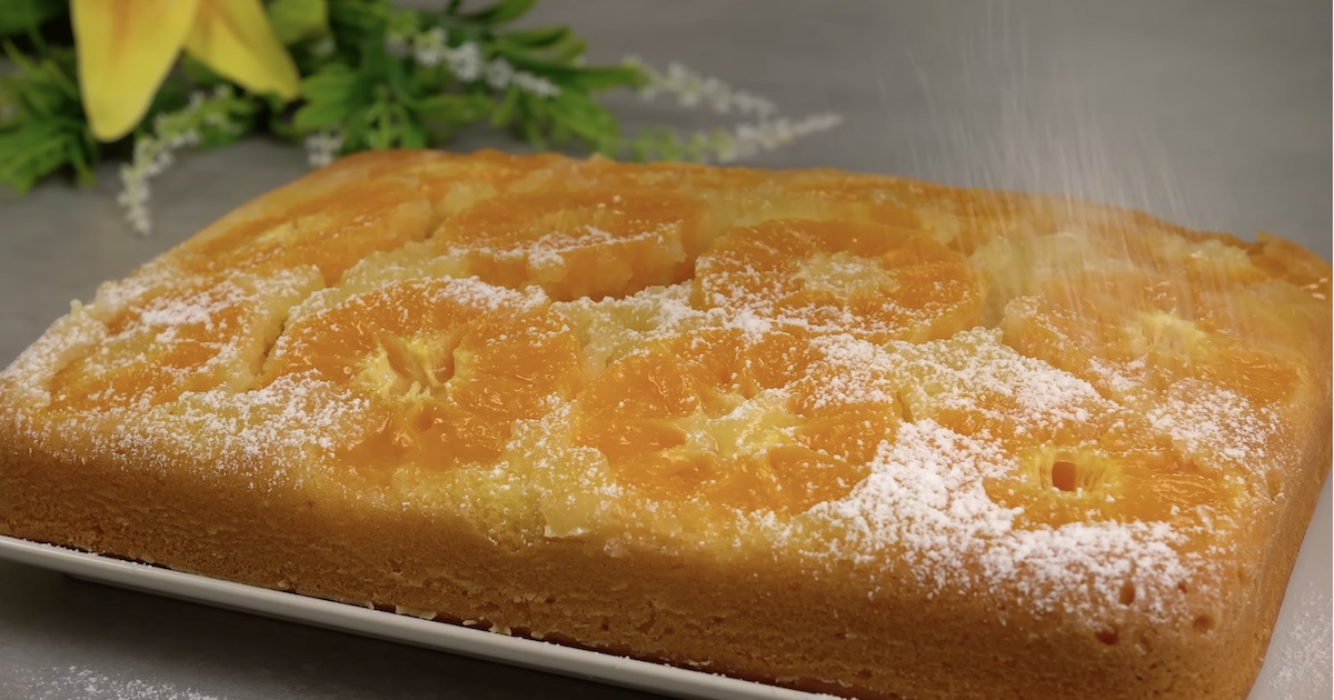 This bright and fun cake only takes 10 minutes to make and tastes delicious