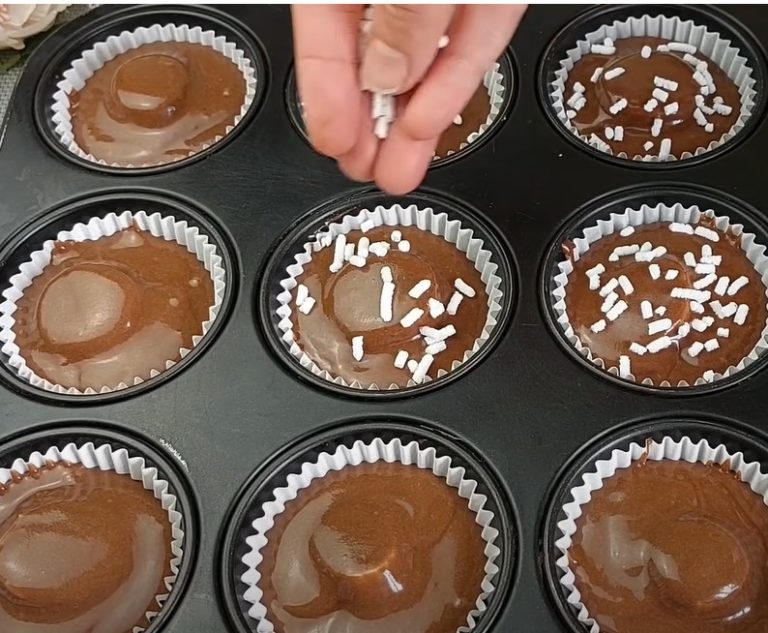Place chunks of banana in cupcake liners for sweet treat with a gooey ...