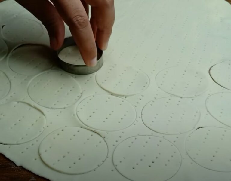 Mash potatoes and turn into dough to make the best homemade “Pringles ...