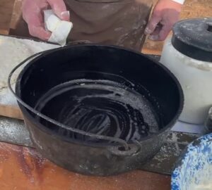 Cowboy shares delicious old-fashioned biscuits & gravy recipe
