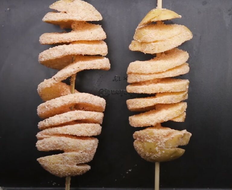 Recipe for mouthwatering “Tornado Potatoes”