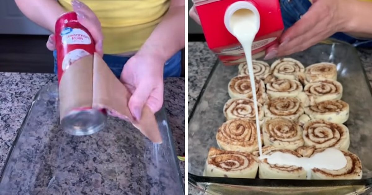 Woman shares easy hack to make canned cinnamon rolls taste like they ...
