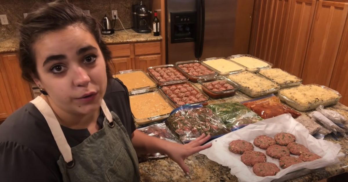 Young homesteader shows how she makes 26 easy freezer meals “from ...